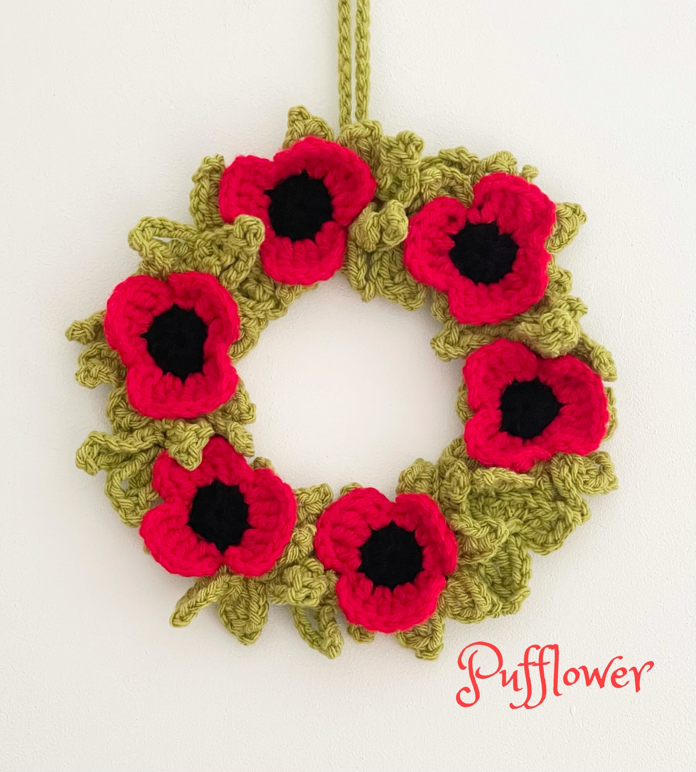 Poppy Wreath Poppy Wall Hanging Poppys Poppy Door - Etsy UK