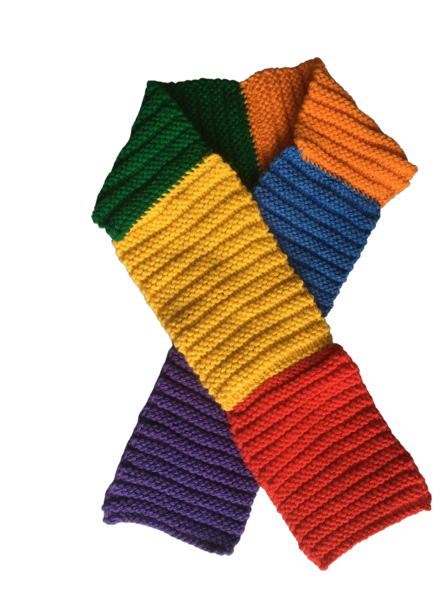 Scarf unisex childrens scarf rainbow scarf childs | Etsy