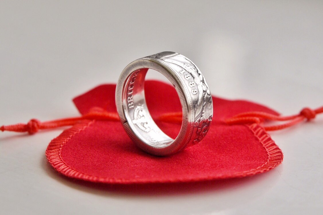 British Crown Coin Ring Sterling Silver - Etsy UK