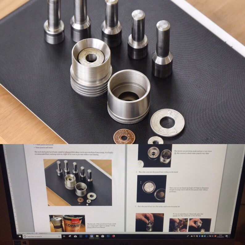 Coin Ring Making Tooling Set Punch and Dies - Etsy