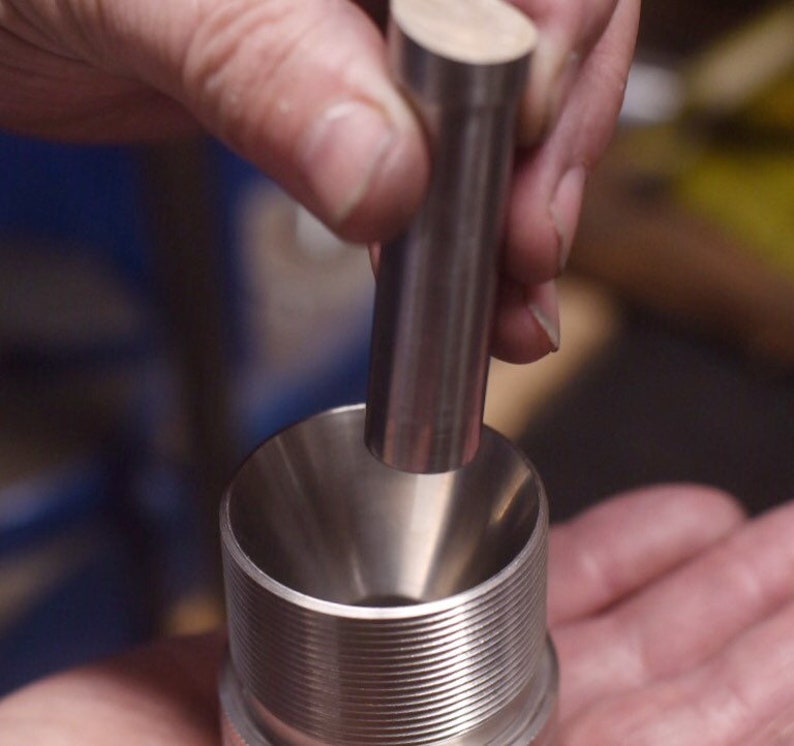 Self Centre Coin Punch Tool C/w 5 Hardened Punches - Etsy Denmark