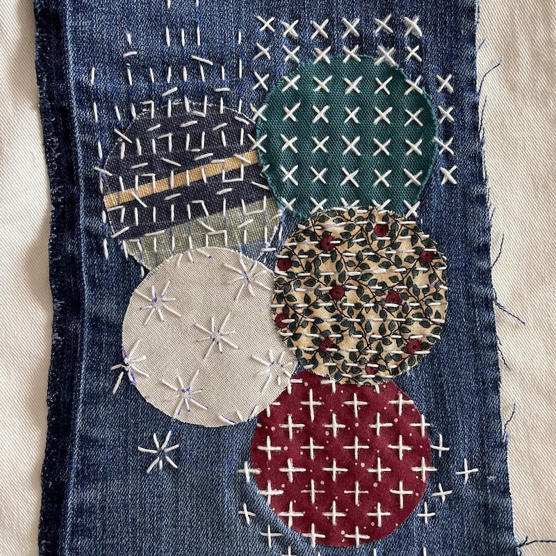 Sashiko Patch - Etsy