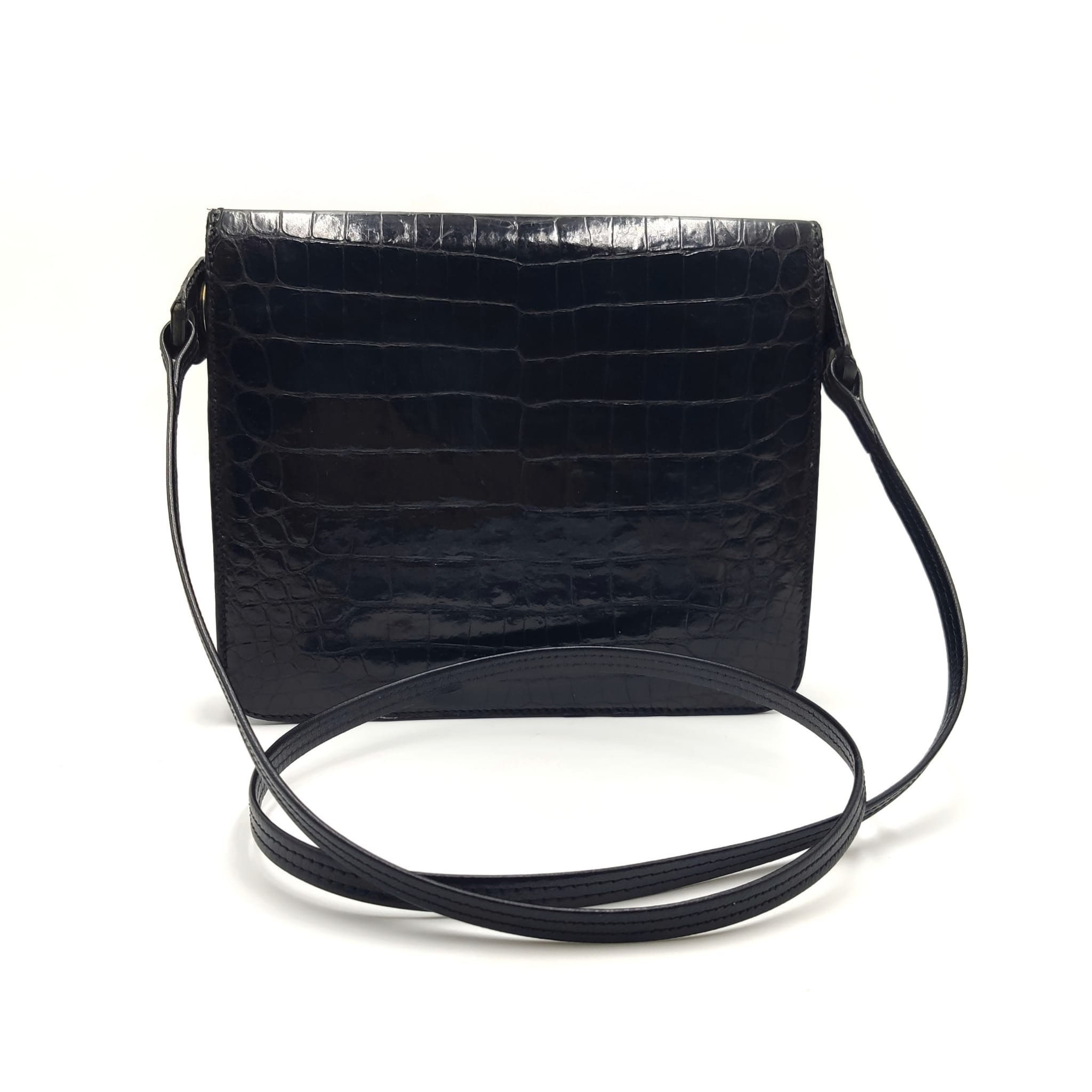 Christian Dior Vintage Crocodile Shoulder Bag - Etsy