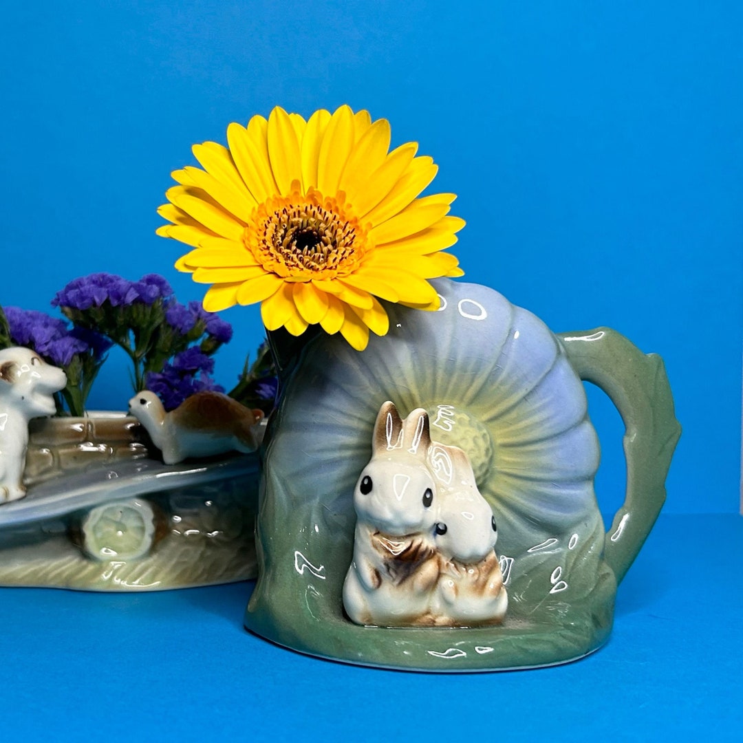 Hornsea Pottery, 1970s fauna Collection Small Ceramic Rabbit Jug ...