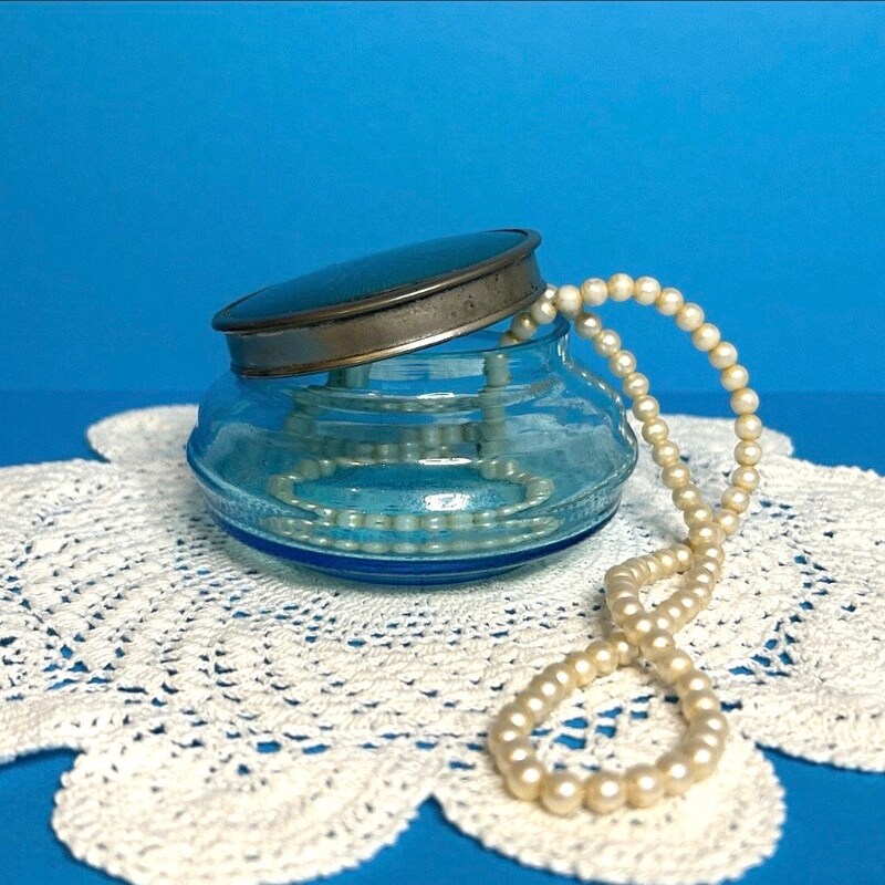 Glass Powder Jar - Etsy
