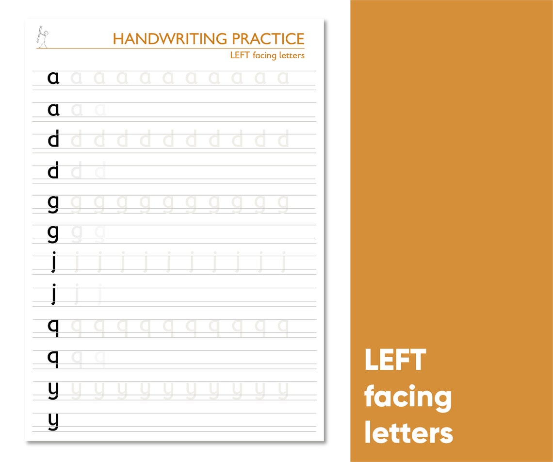 Handwriting and Letter Direction Writing Practice Pre-school. Left ...
