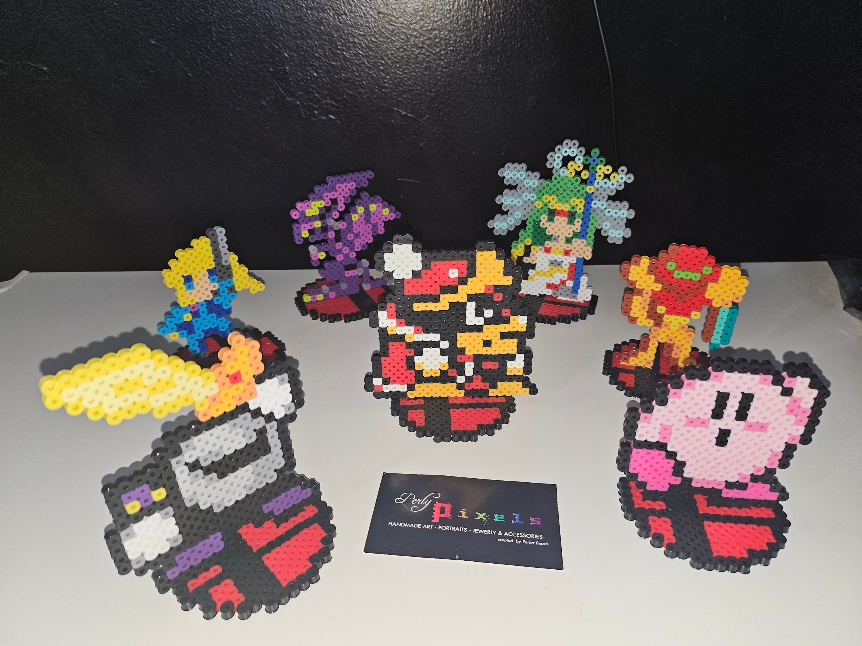 Super Smash Bros Perler, Pixel Art, Video Game Perler, Smash Bros ...