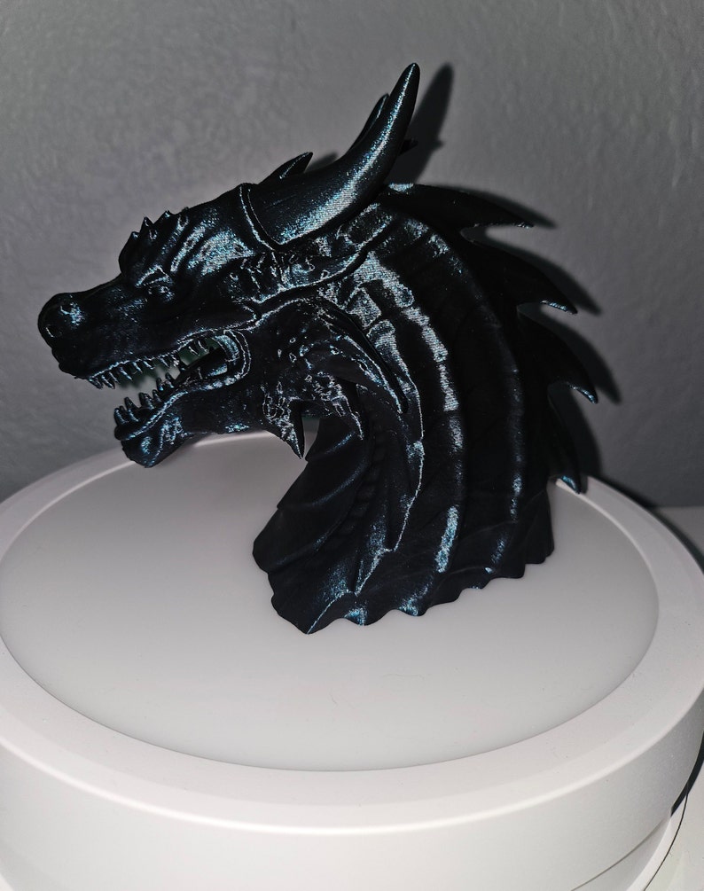 3D Printed Dragon Head Decoration - Etsy