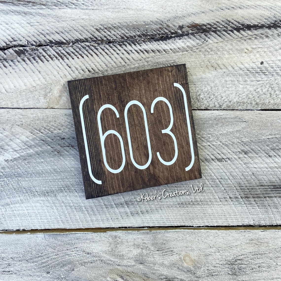 Custom Area Code Sign Small Custom Sign Rustic Home Sign | Etsy