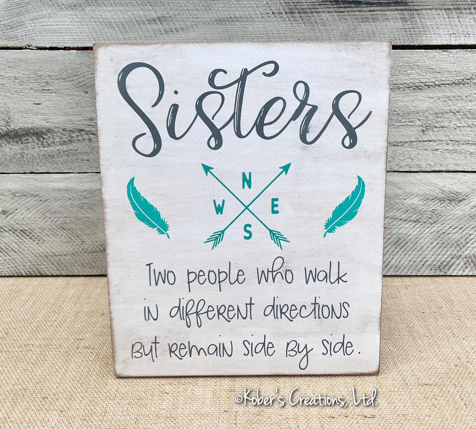 Custom Sister Sign, Sister Sign, Sister Christmas Gift, Sister Present ...