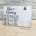 Personalized Baby Birth Stats Picture Frame Birth - Etsy