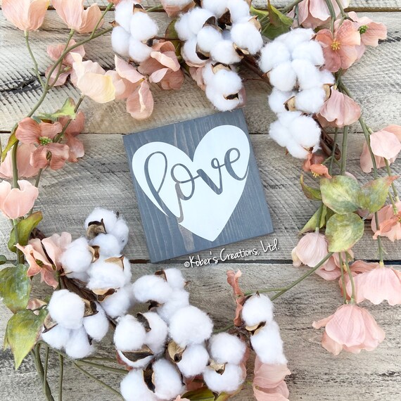 Small Love Sign Love Heart Sign Custom Love Sign Love - Etsy