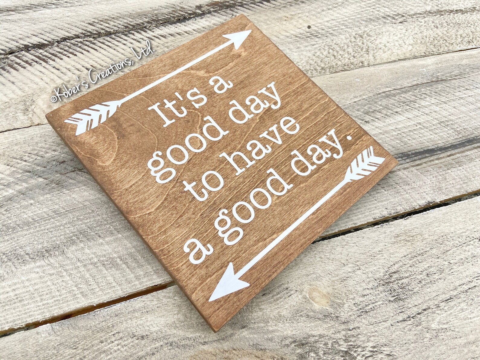 Its A Good Day to Have A Good Day Sign Inspirational Wood - Etsy