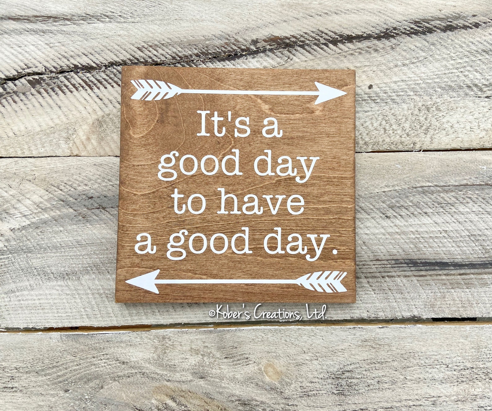 Its A Good Day to Have A Good Day Sign Inspirational Wood - Etsy