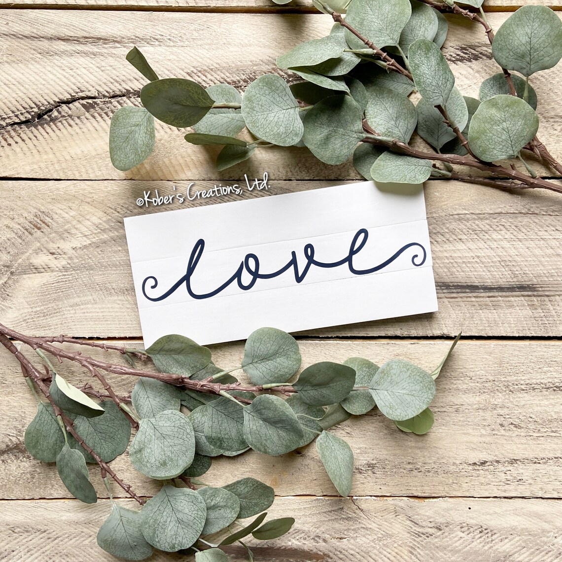 Love Rustic Pallet Style Wood Sign Rustic Love Sign Small - Etsy
