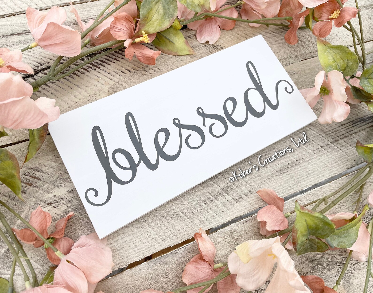Blessed Wood Sign Rustic Blessed Sign Small Blessed Sign | Etsy