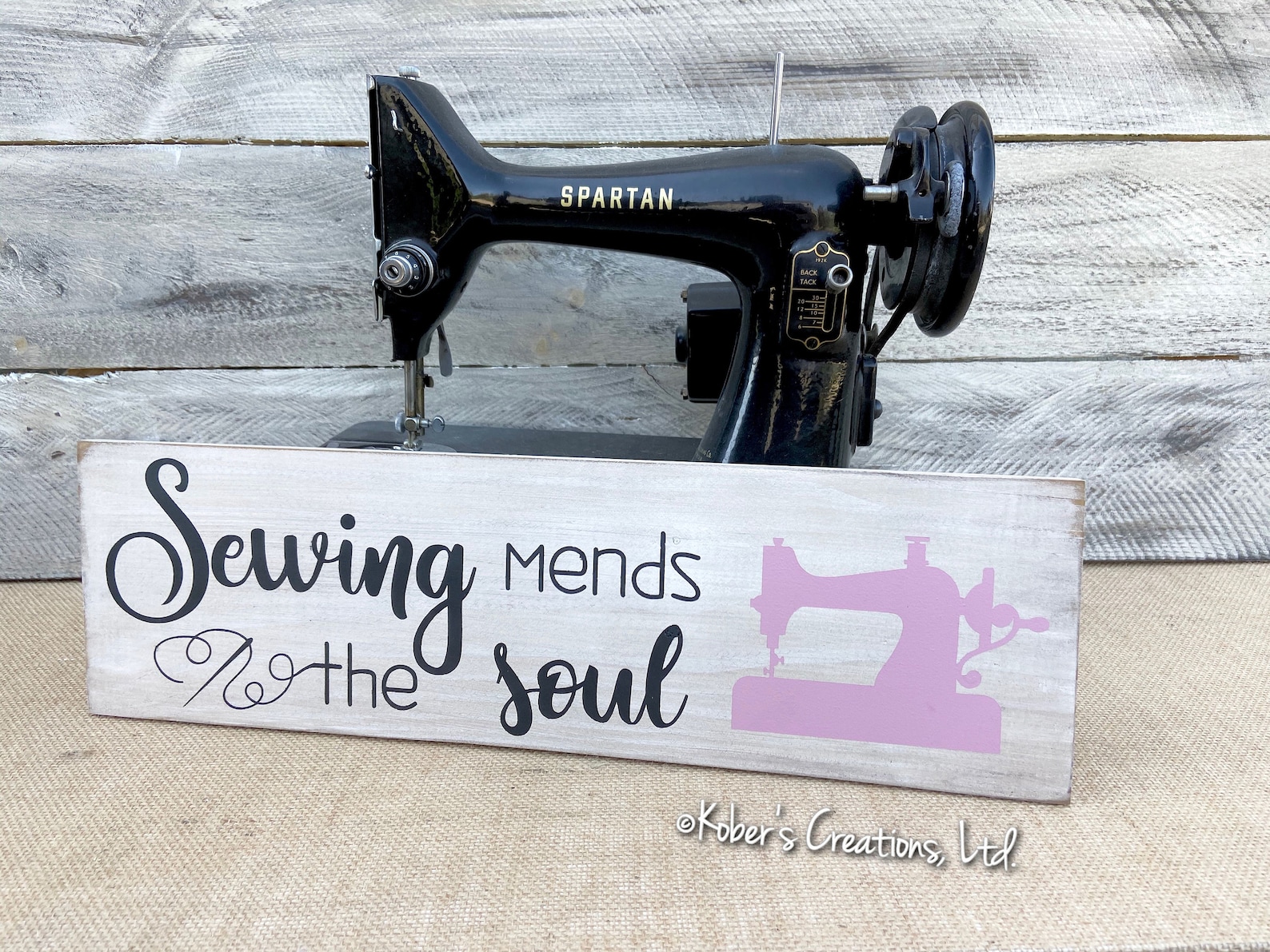 Sewing Mends the Soul Sign, Inspirational Sign, Sewing Room Sign ...