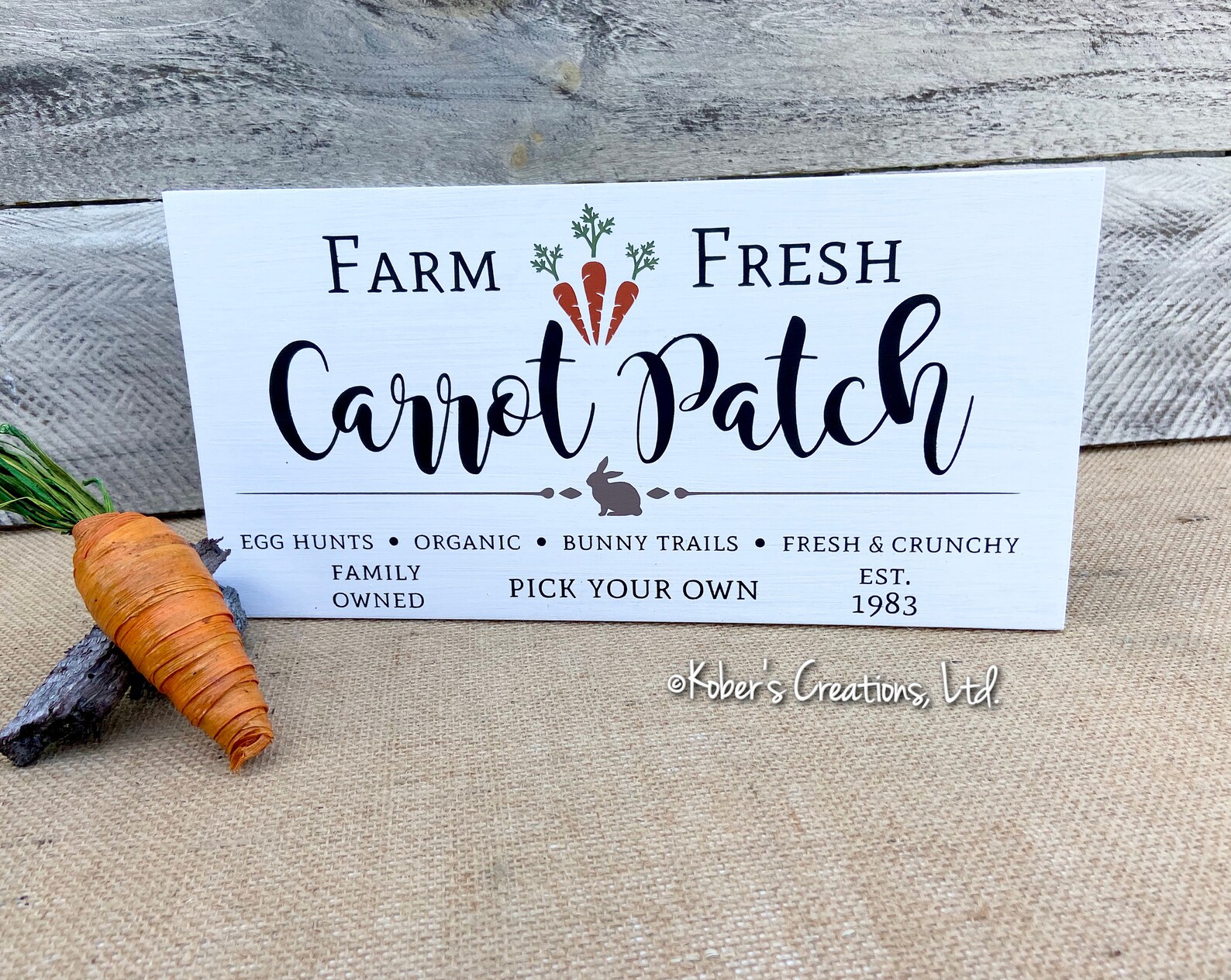 Farm Fresh Carrot Patch Sign Easter Sign Carrot Patch Sign - Etsy