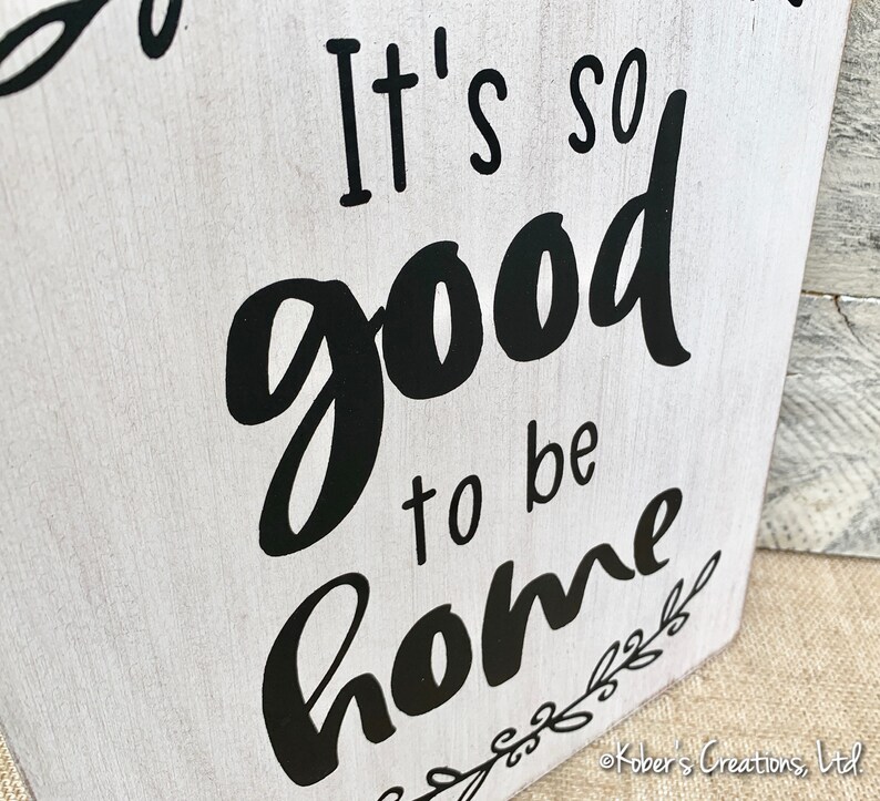 Its So Good to be Home Wood Sign Gallery Wall Decor | Etsy