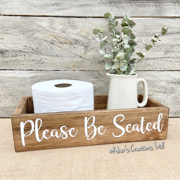 Back of Toilet Box - Etsy