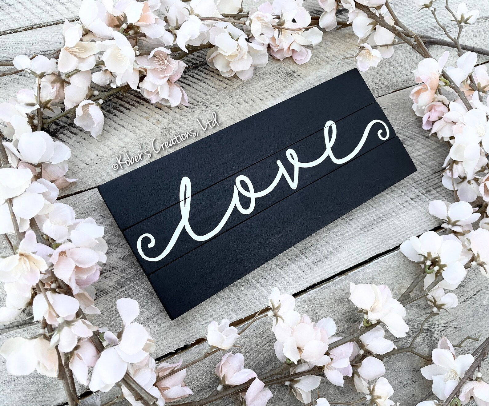 Love Rustic Pallet Style Wood Sign Rustic Love Sign Small - Etsy