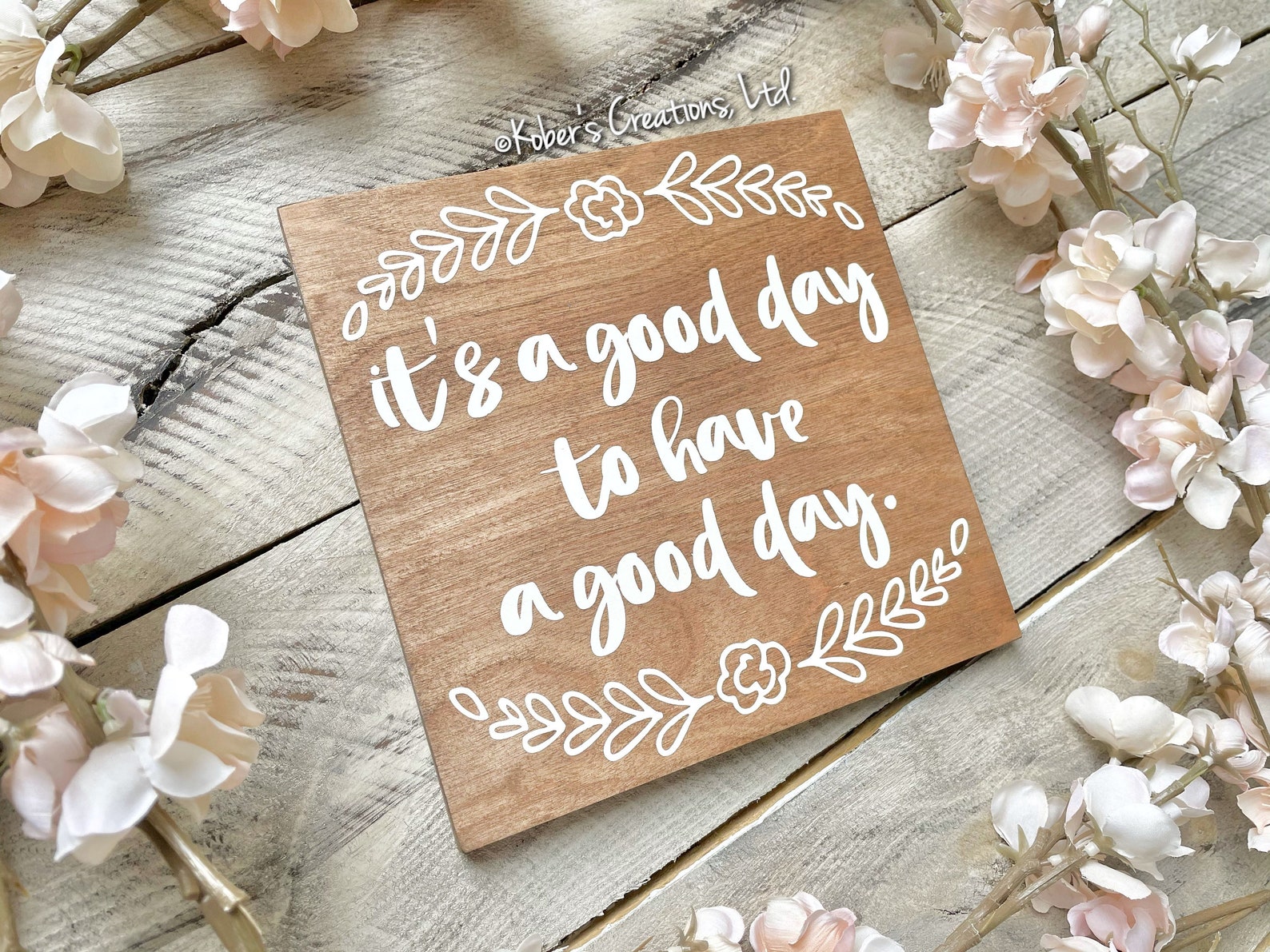 Its A Good Day to Have A Good Day Sign Inspirational Wood - Etsy