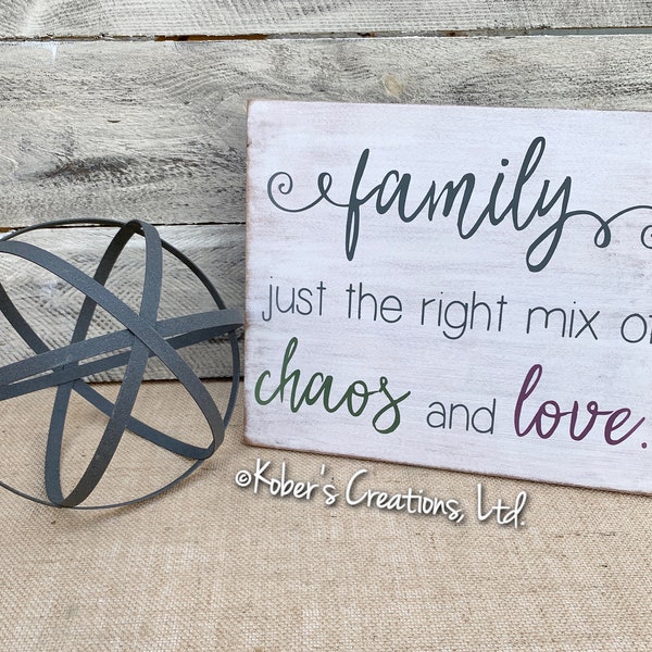 Family Love Sign - Etsy