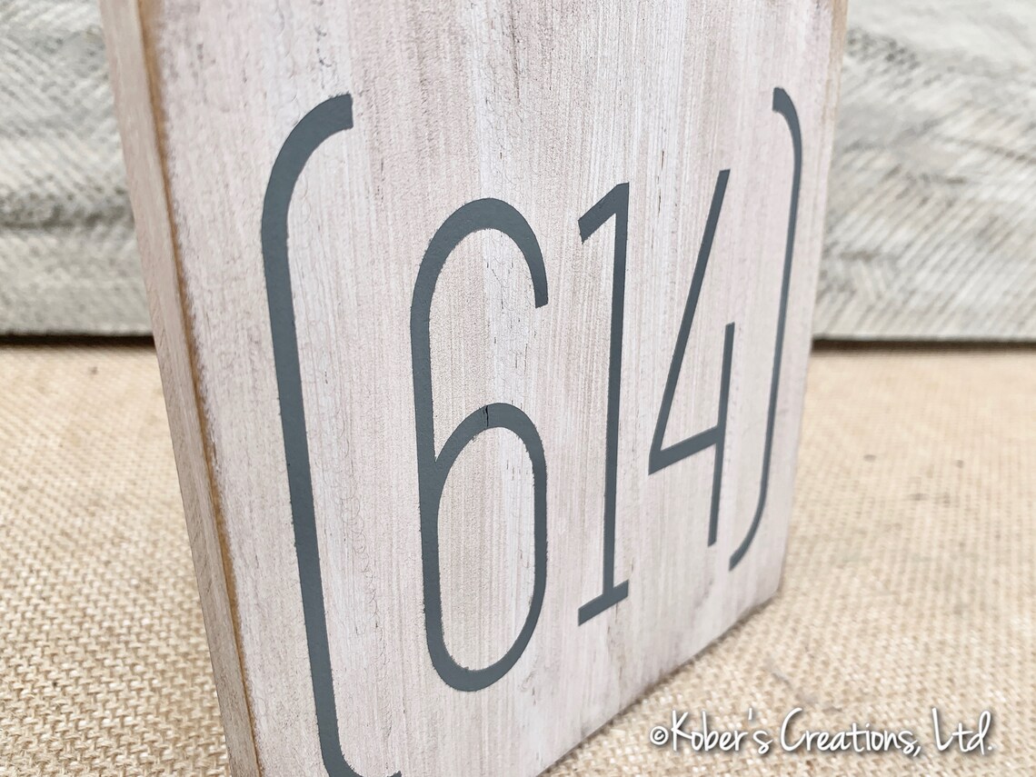 Custom Area Code Sign Small Custom Sign Rustic Home Sign | Etsy