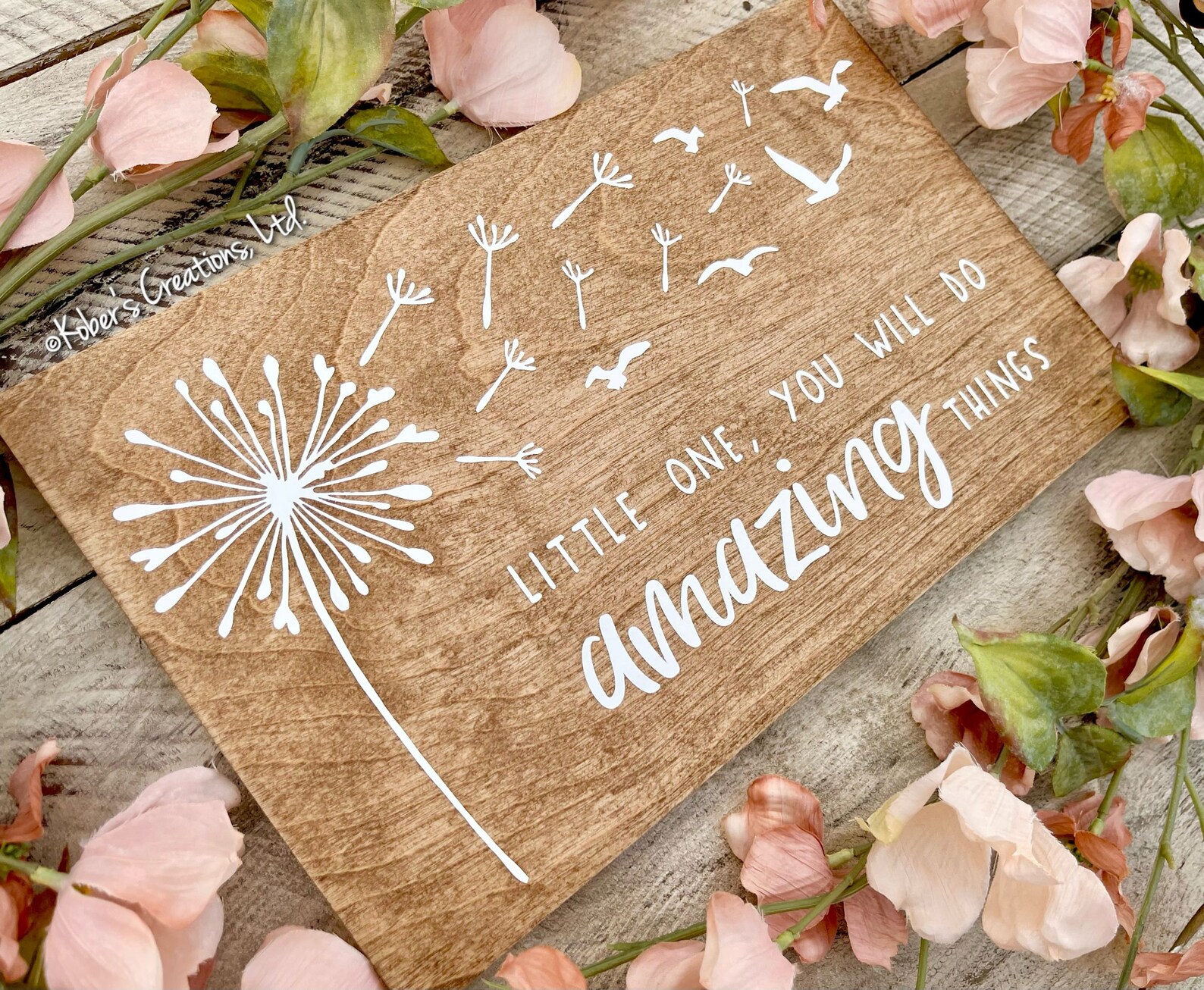 Little One You Will Do Amazing Things Wood Sign Nursery - Etsy