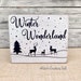 Winter Wonderland Wood Sign Rustic Winter Sign Farmhouse - Etsy