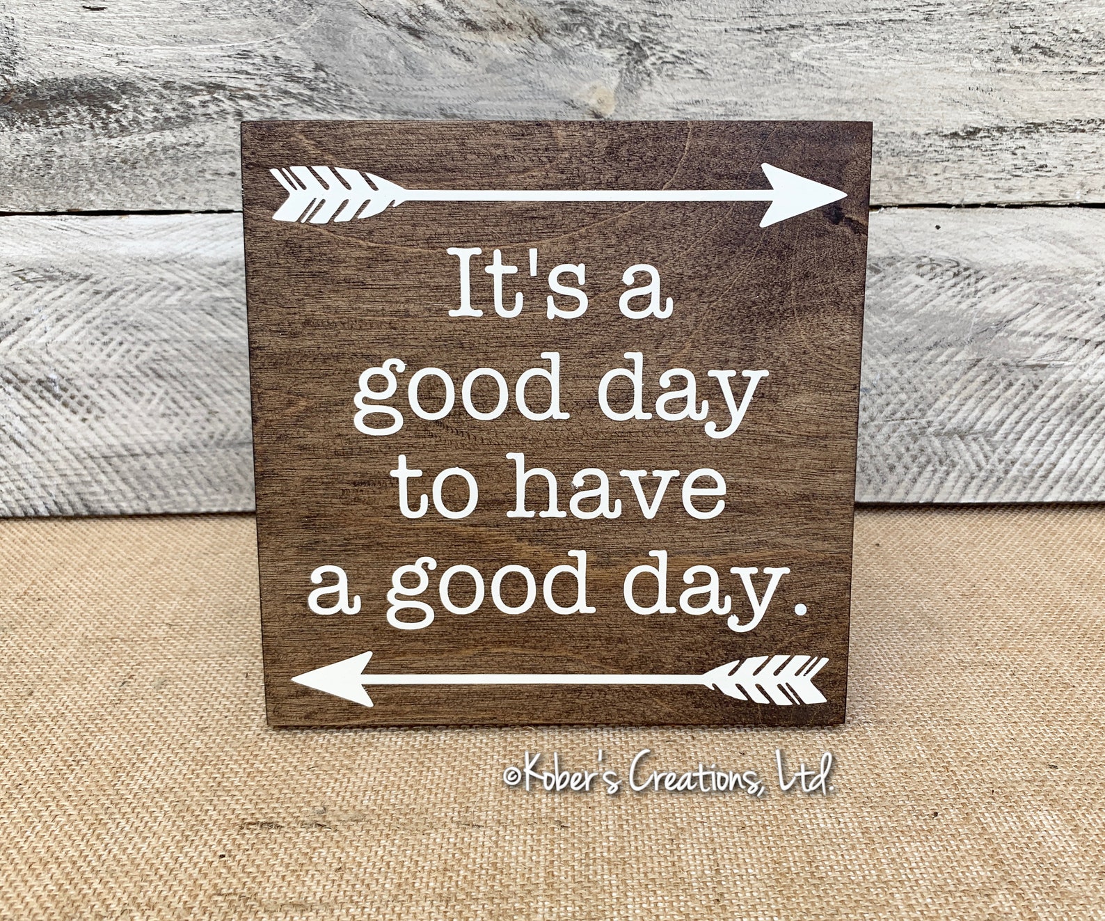 Its A Good Day to Have A Good Day Sign Inspirational Wood - Etsy