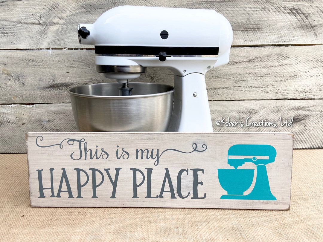 This is My Happy Place Cooking Sign, Kitchen Sign, Kitchen Wall Décor ...