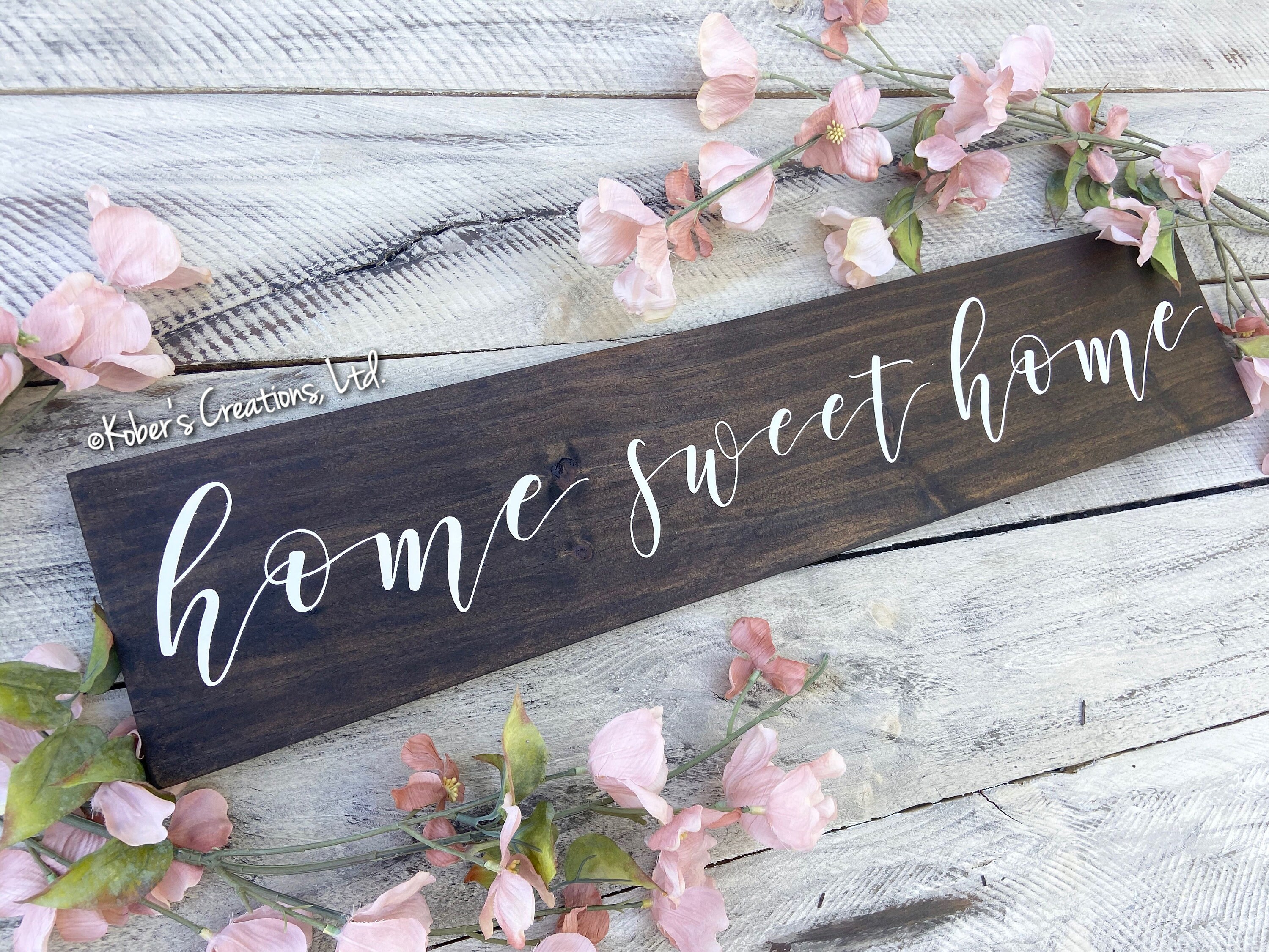 Home Sweet Home Sign Wood Home Sign Over the Door Sign | Etsy