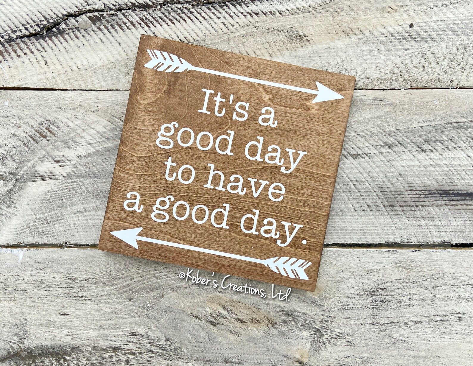 Its A Good Day to Have A Good Day Sign Inspirational Wood - Etsy