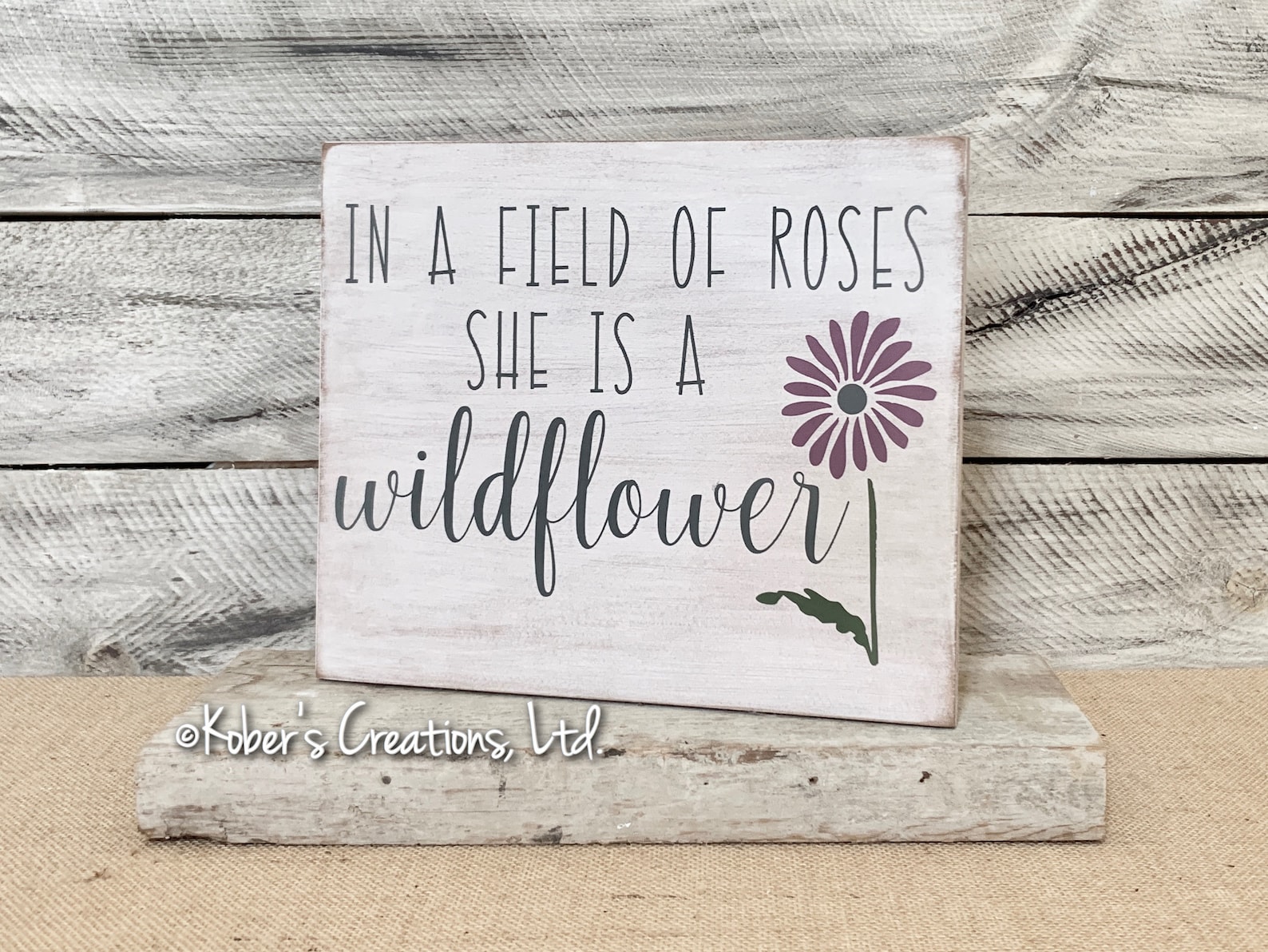 In A Field of Roses She is A Wildflower Sign, Nursery Sign, Wildflower ...