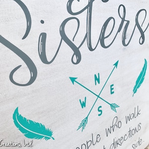 Custom Sister Sign, Sister Sign, Sister Christmas Gift, Sister Present ...
