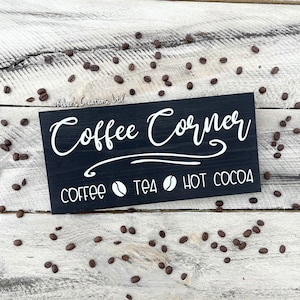 Coffee Corner Sign, Coffee Décor, Coffee Sign, Coffee Station Décor ...