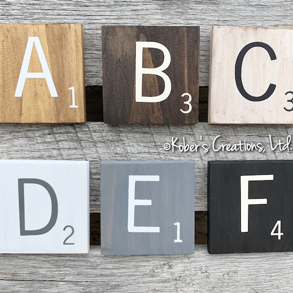 Large Scrabble Tiles - Etsy