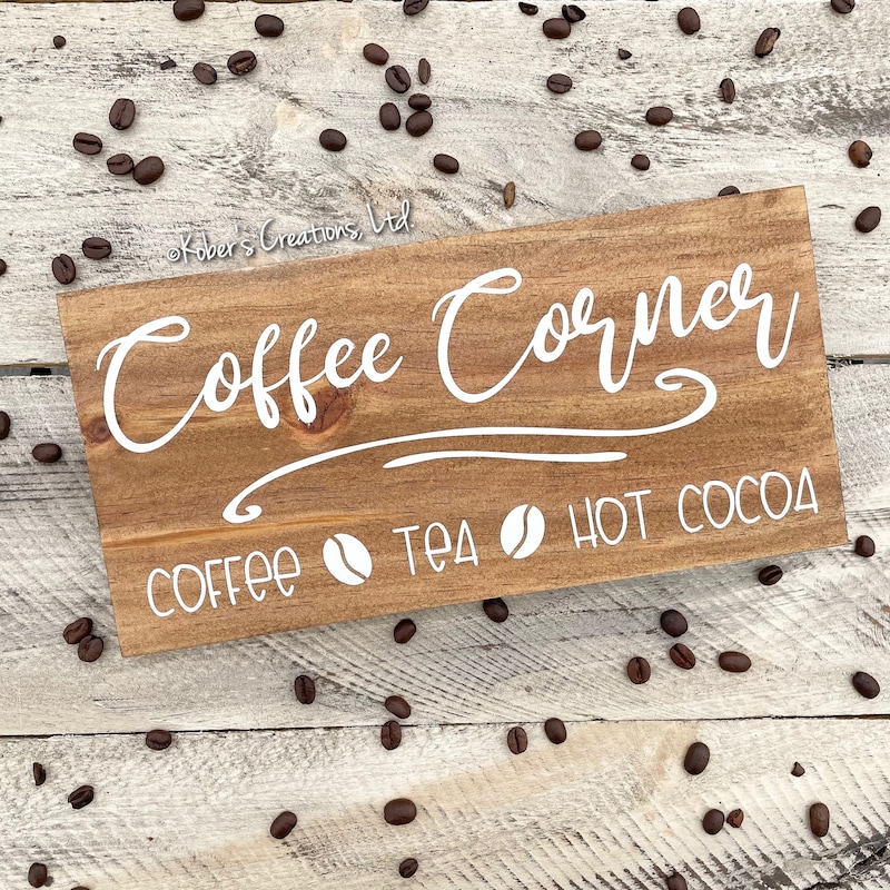 Coffee and Tea Sign - Etsy