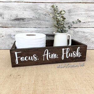 REVERSIBLE Toilet Paper Box, Nice Butt Toilet Box, Back of Toilet Box ...