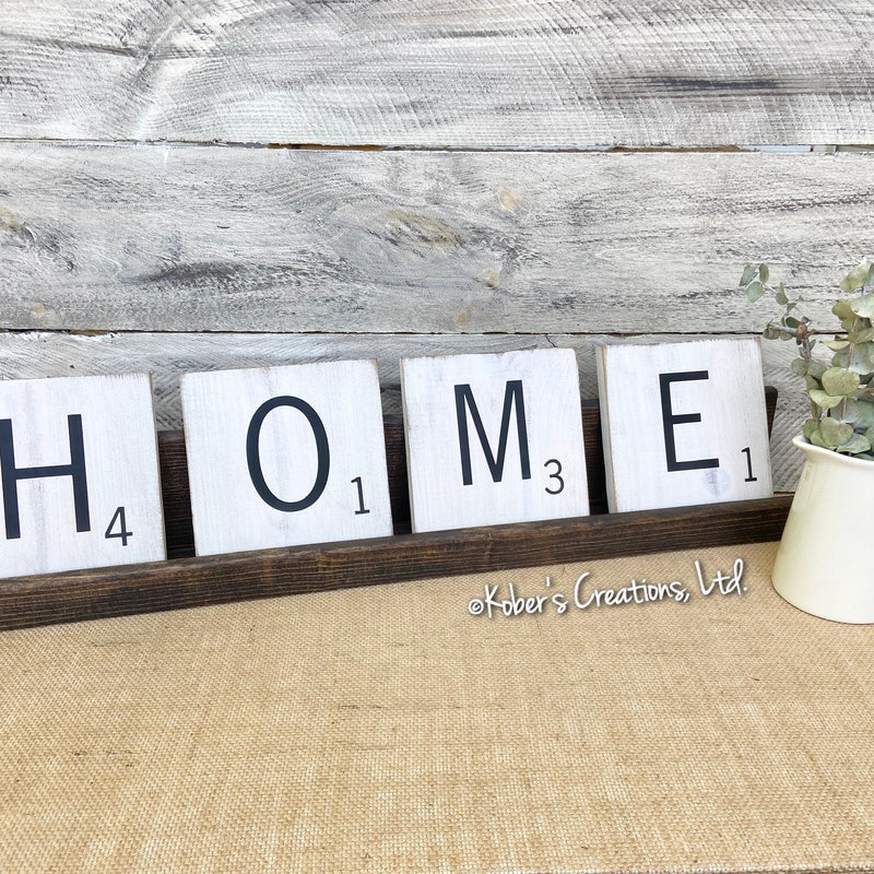 Scrabble Tile Holders - Etsy