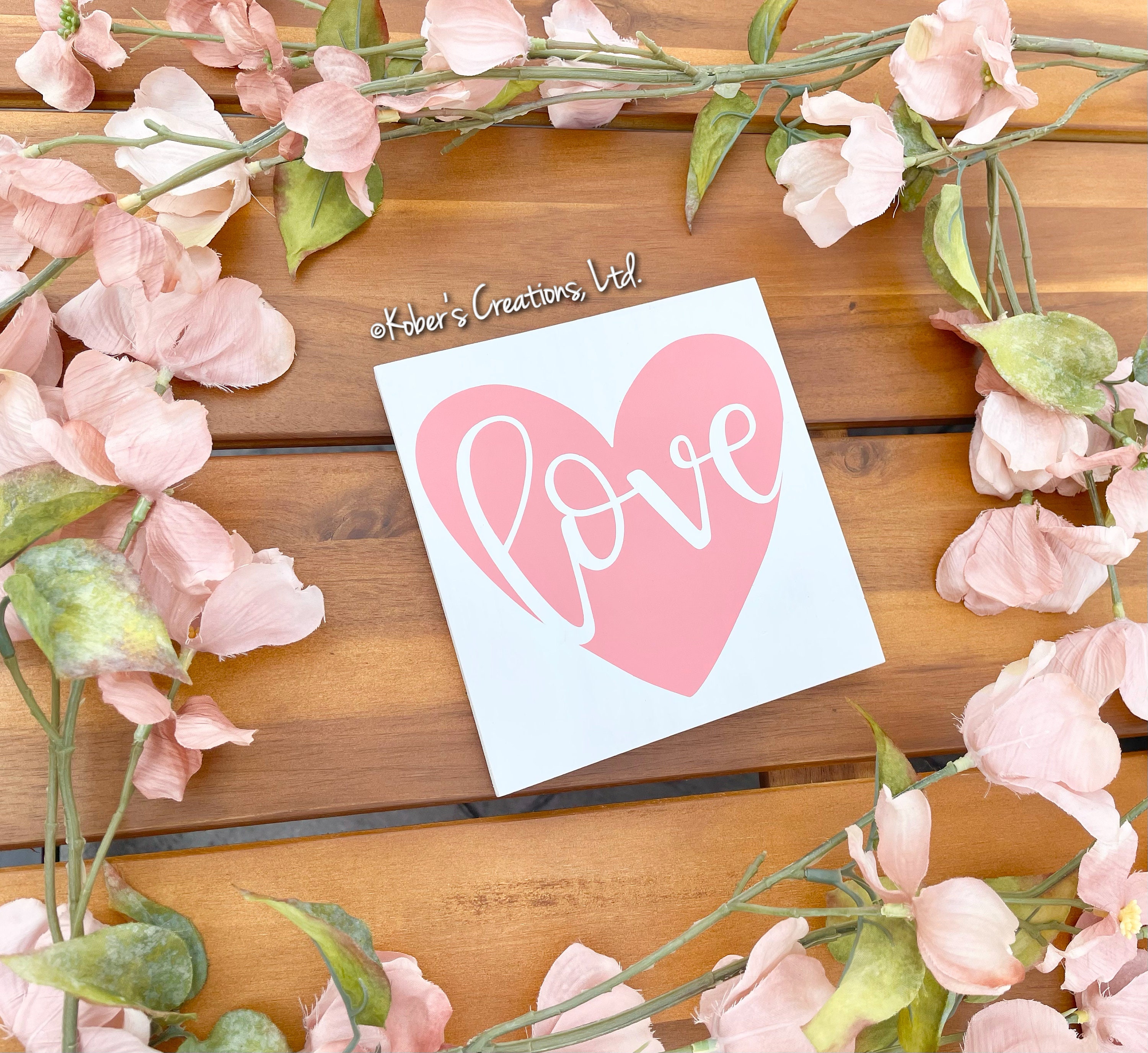 Small Love Sign Love Heart Sign Custom Love Sign Love | Etsy