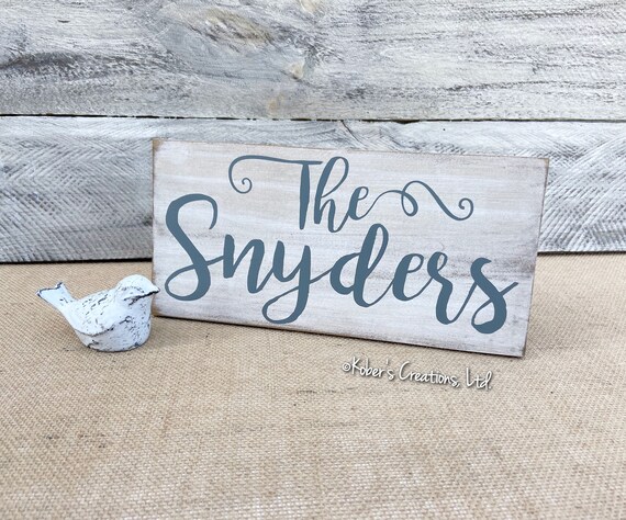 Custom Last Name Sign Custom Name Sign New Couple Sign | Etsy