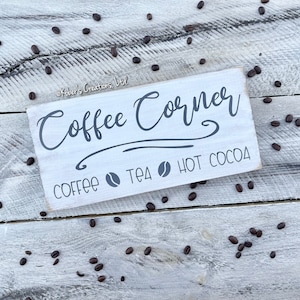 Coffee Corner Sign, Coffee Décor, Coffee Sign, Coffee Station Décor ...