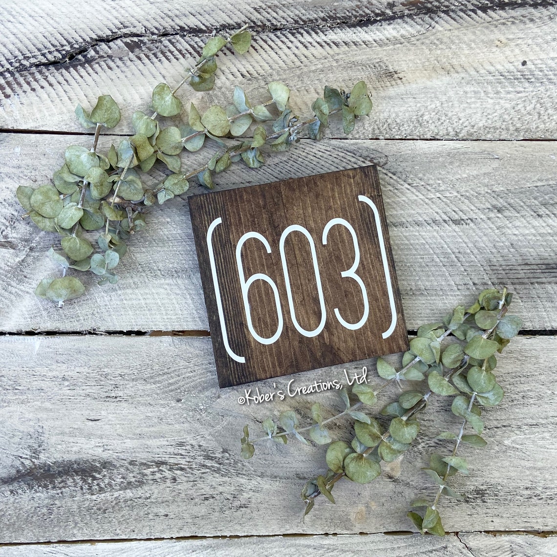 Custom Area Code Sign Small Custom Sign Rustic Home Sign - Etsy
