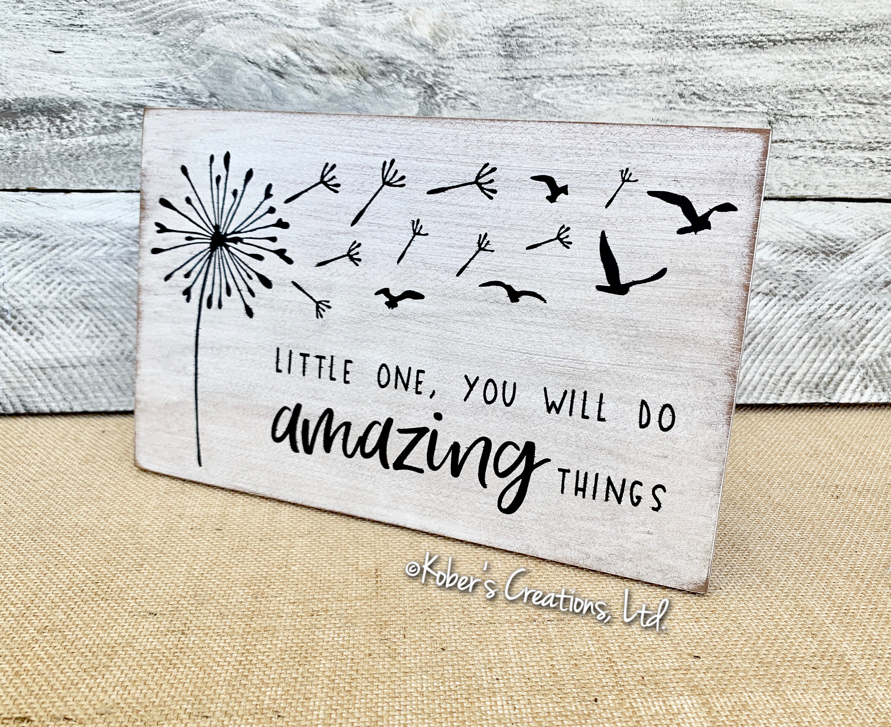 Little One You Will Do Amazing Things Wood Sign Nursery - Etsy