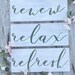 Renew Relax Refresh Large Sign, Spa Art, Bathroom Art, Relax Sign ...
