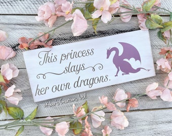 Princess Wood Sign - Etsy