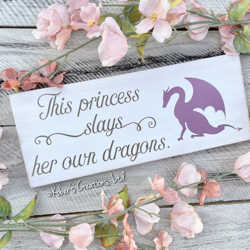 Princess and Dragon - Etsy