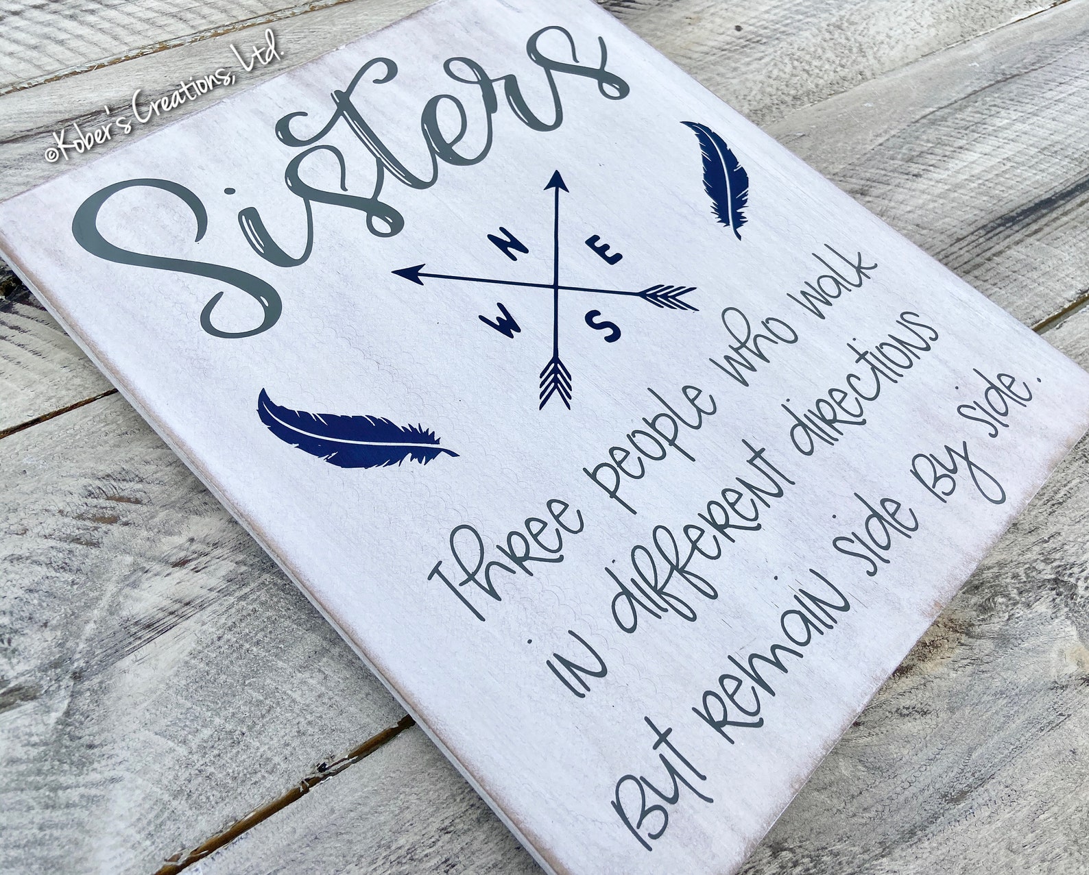 Custom Sister Sign, Sister Sign, Sister Christmas Gift, Sister Present ...